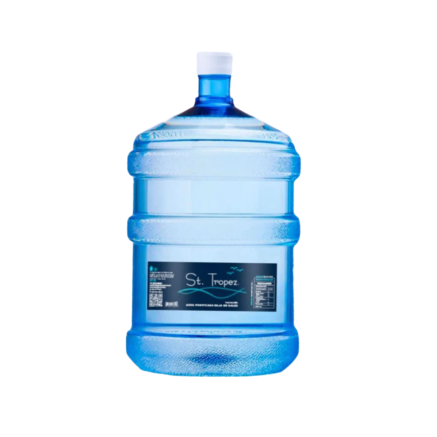Agua Natural Purificada St . Tropez ® Garrafón 20L (PET) - ST. TROPEZ